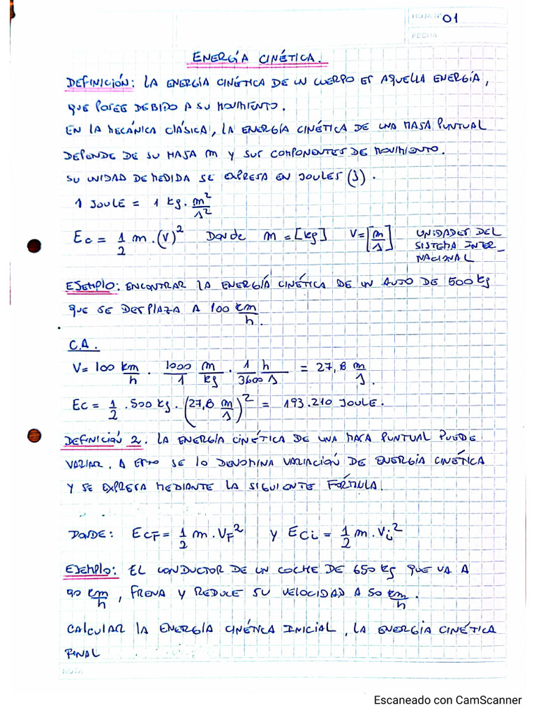 FIS 4- PRACTICA 10- 2024 - Energ-a Cin-tica TEORICO Y PR-CTICO | PDF