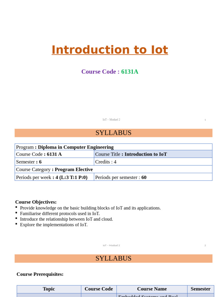Iot Module 2 Pdf I Pv6 Internet Protocols