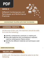 Arts, 6 Quarter 2 WK 3-4 Module 3 | PDF | Drawing | Paintings