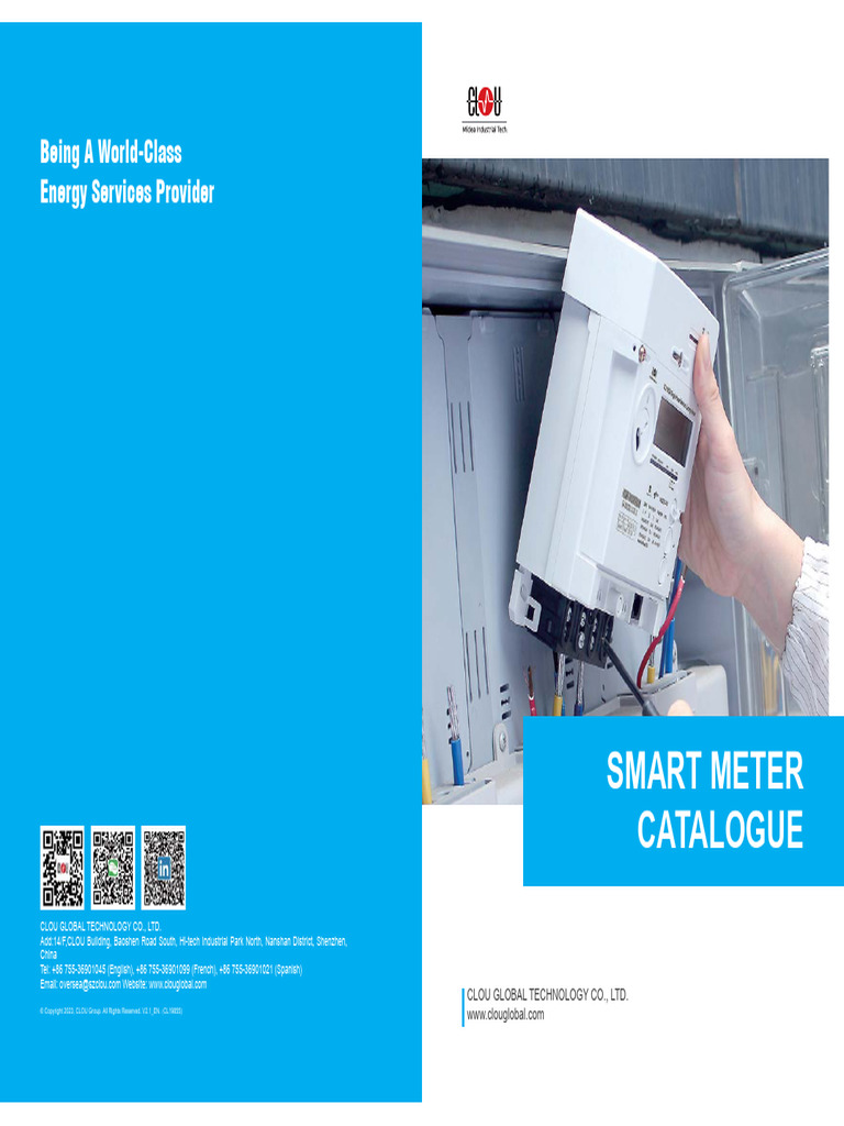 CLOU Smart Meter Catalogue 2023 | PDF | Electronics | Electrical ...