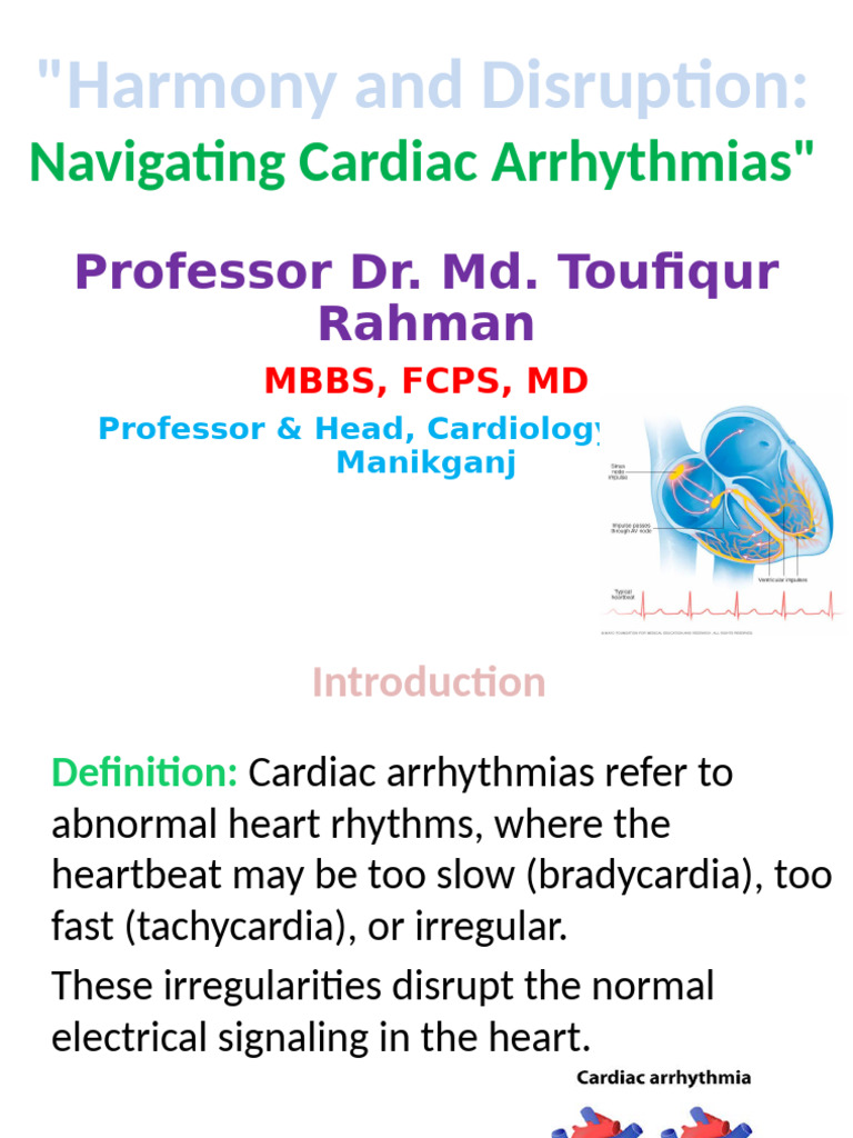 Common Cardiac Arrhythmias | PDF | Heart | Electrocardiography