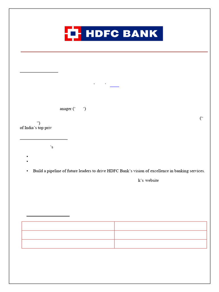 HDFC Bank PO Recruitment 2025 Notification | PDF | Image Scanner | Payments