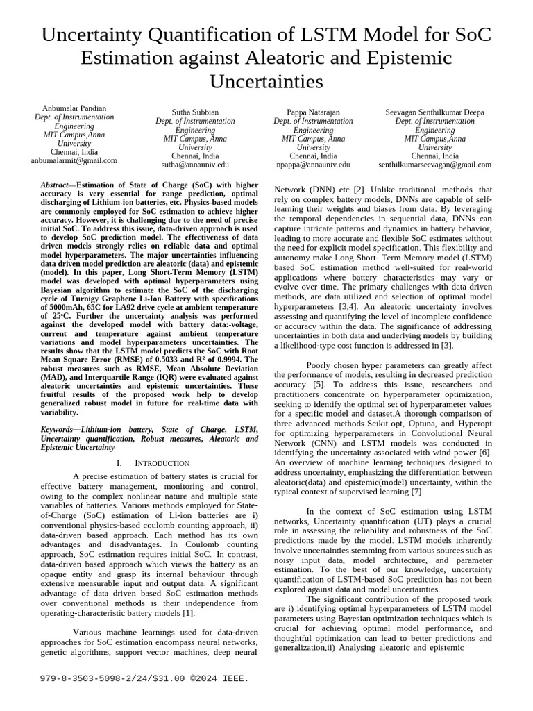 CISCON2024PAPAER522 | PDF | Uncertainty | Mathematical Optimization