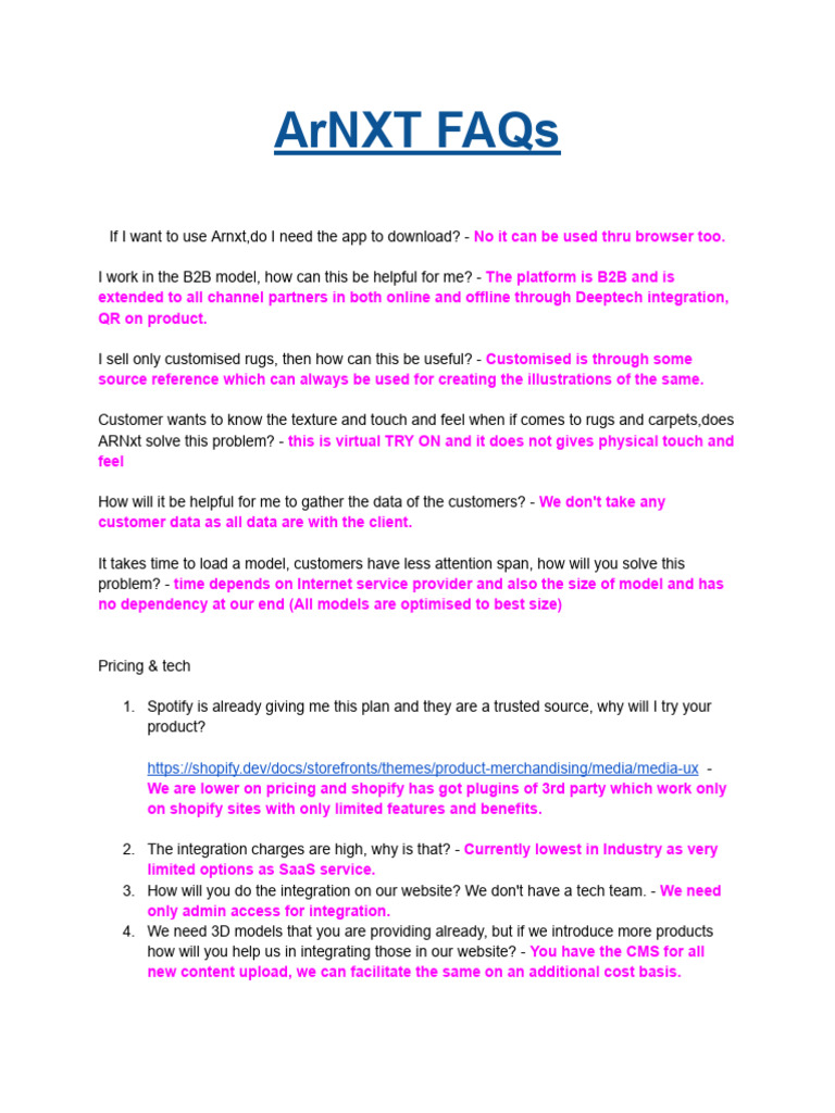 ARNxt Question | PDF