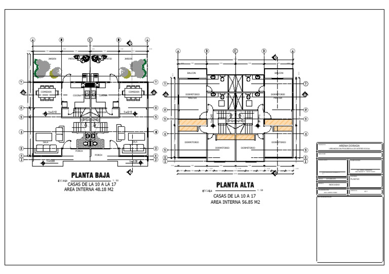 CASA TIPO 1-10 A La 17-PLANTAS | PDF