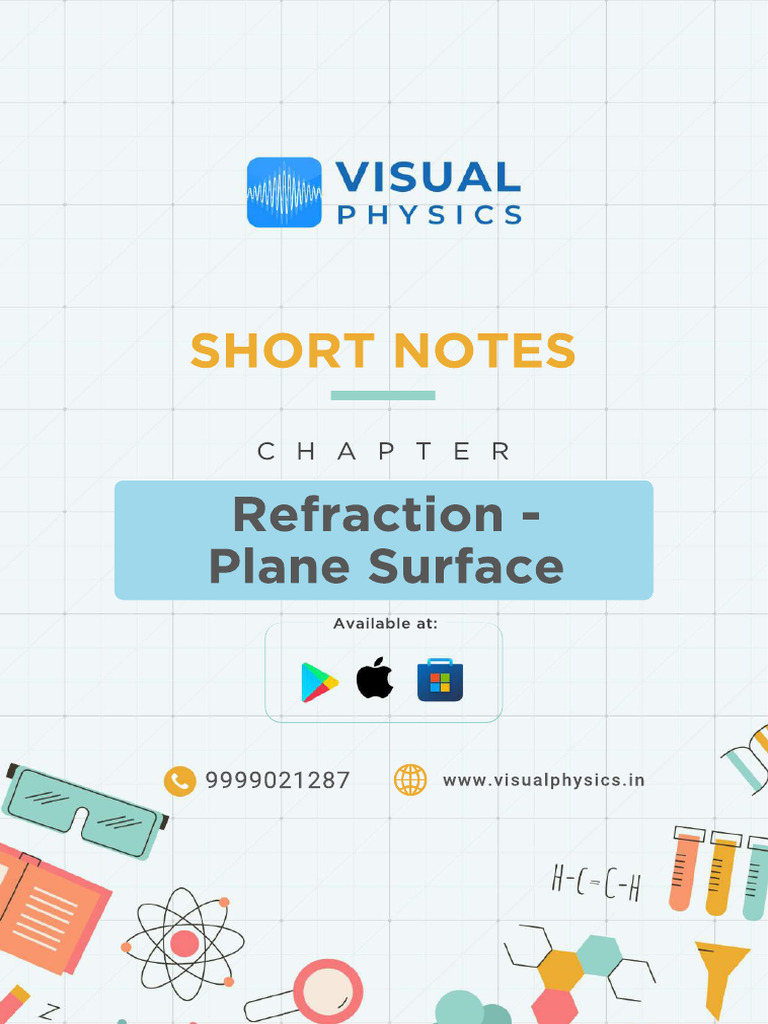 Refraction Plane Surface Pdf