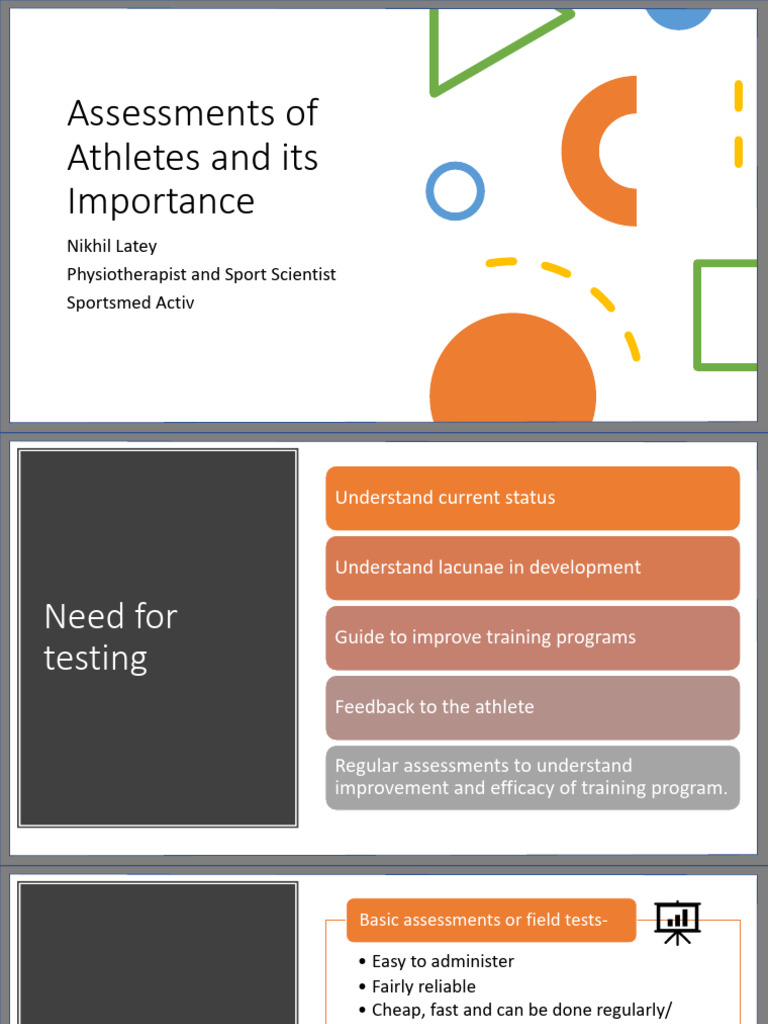 Assessments of Athletes and Its Importance | PDF | Physical Exercise ...