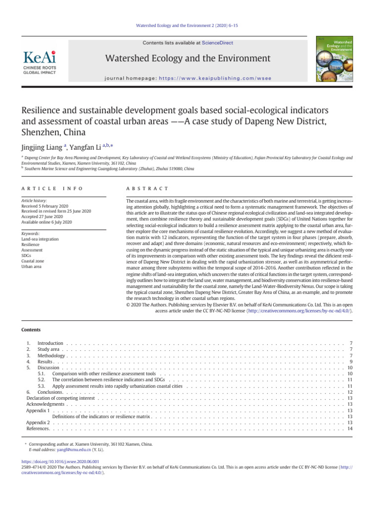 resilience and sdgs | PDF | Ecological Resilience | Ecology