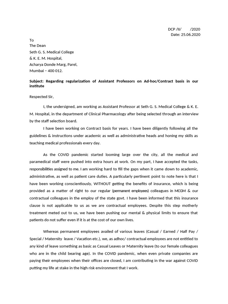 Regularization of Asst Prof.-1 - Copy | PDF | Health Care