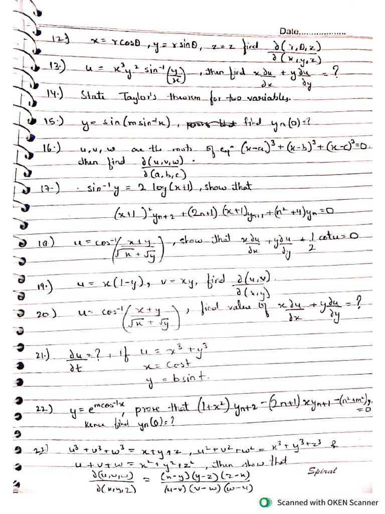 Formula 4 (Trigonometry) | PDF