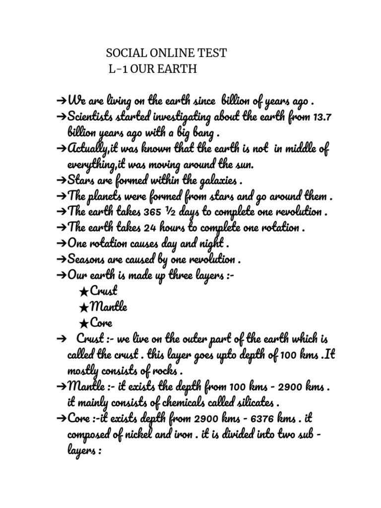 - -Our Earth- | PDF