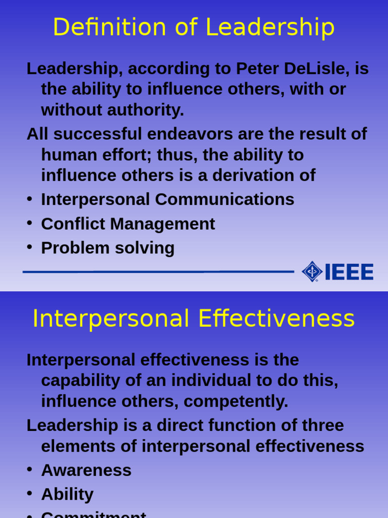 Leadership-Presentation (3) (1) [Autosaved] | PDF | Leadership | Extraversion And Introversion