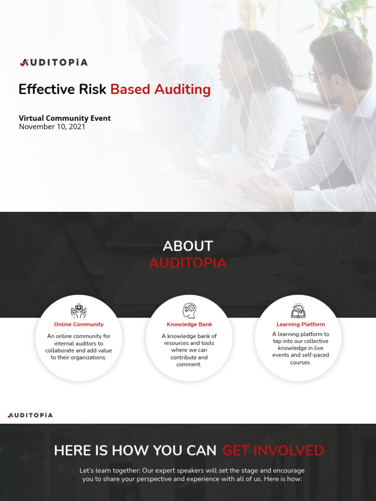 Auditopia Effective Risk Based Auditing | PDF | Internal Audit | Audit