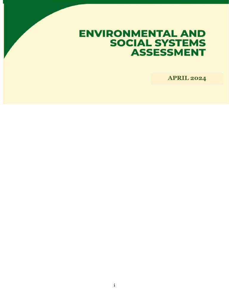 Essa Final Draft 25-04-2024-Compressed | PDF | Environmental Impact ...