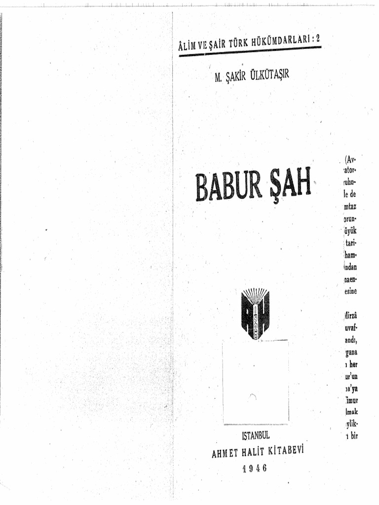 0209-Babur Shah-M.shakir Ulkutashir 1946 32s | PDF