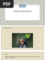 Overextension and Underextension in Language | PDF | Vocabulary | Semantics