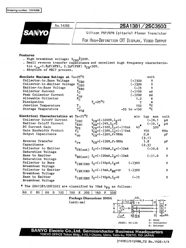 2SA1381 | PDF