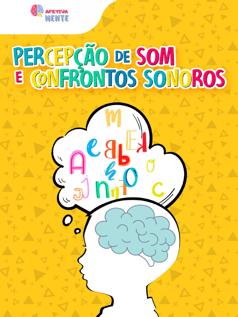 Apostila 02 Percepcao De Som E Confrontos Sonoros Pdf Aprendizado Alfabetização