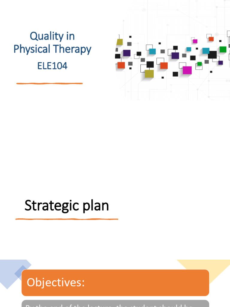 Lecture 10 Qu Strategy Plan | PDF | Goal | Strategic Planning