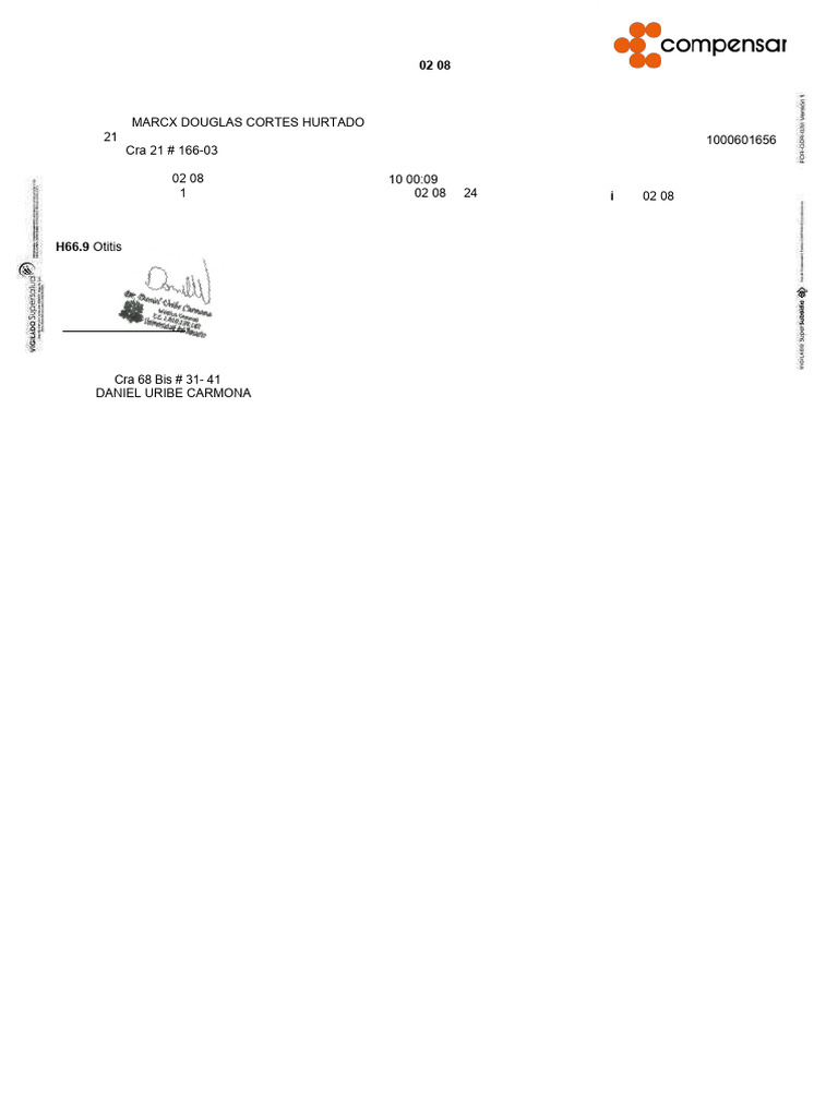 Compensar Otitis | PDF