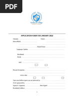 Application Form Tia 2025 | PDF | Educational Stages