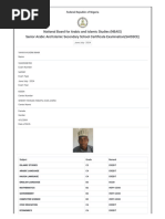 NBAIS Result Checker | PDF