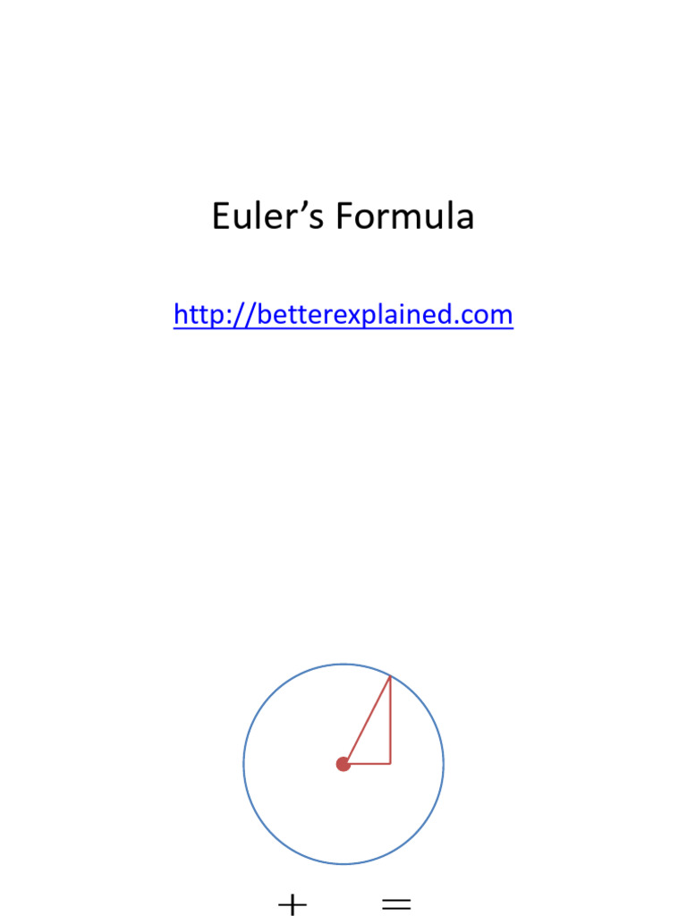 Ch11 Eulers Formula | PDF