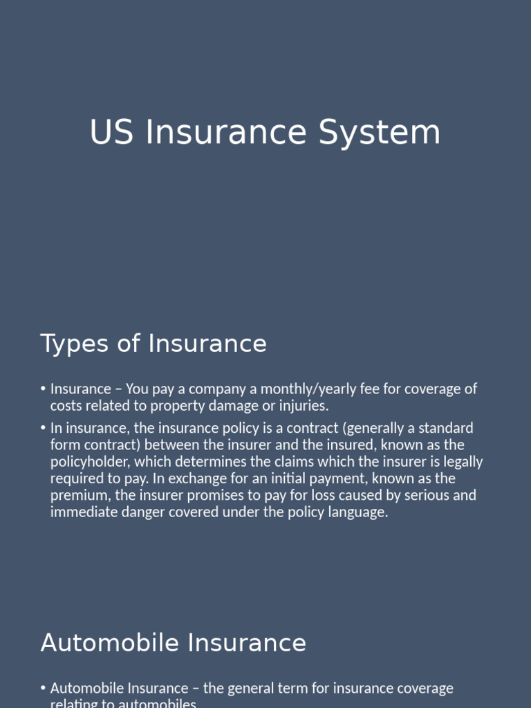 Process Presentation-Insurance | PDF | Vehicle Insurance | Insurance