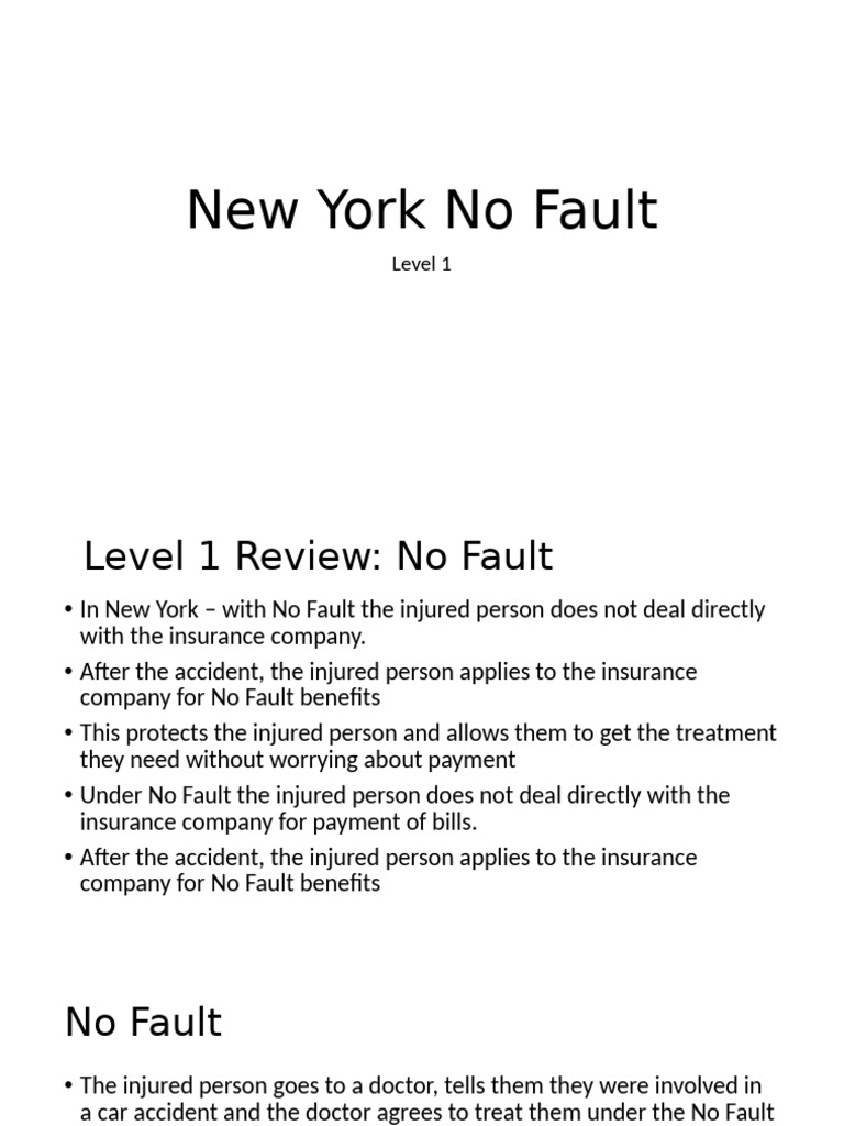 New York No Fault 2 | PDF | Insurance | Fee