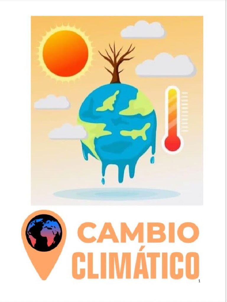 Impacto del Cambio Climático Global | PDF | Gases de efecto invernadero ...