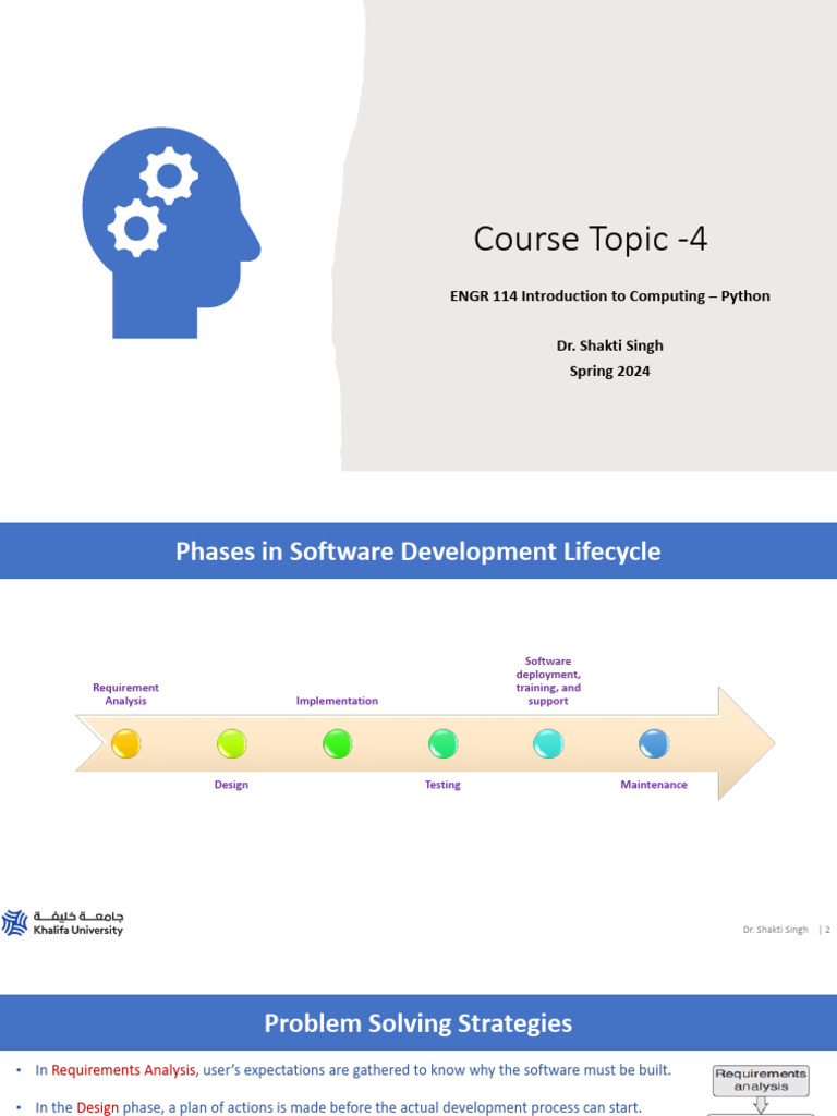 ENGR114-T4 | PDF | Control Flow | Computer Programming