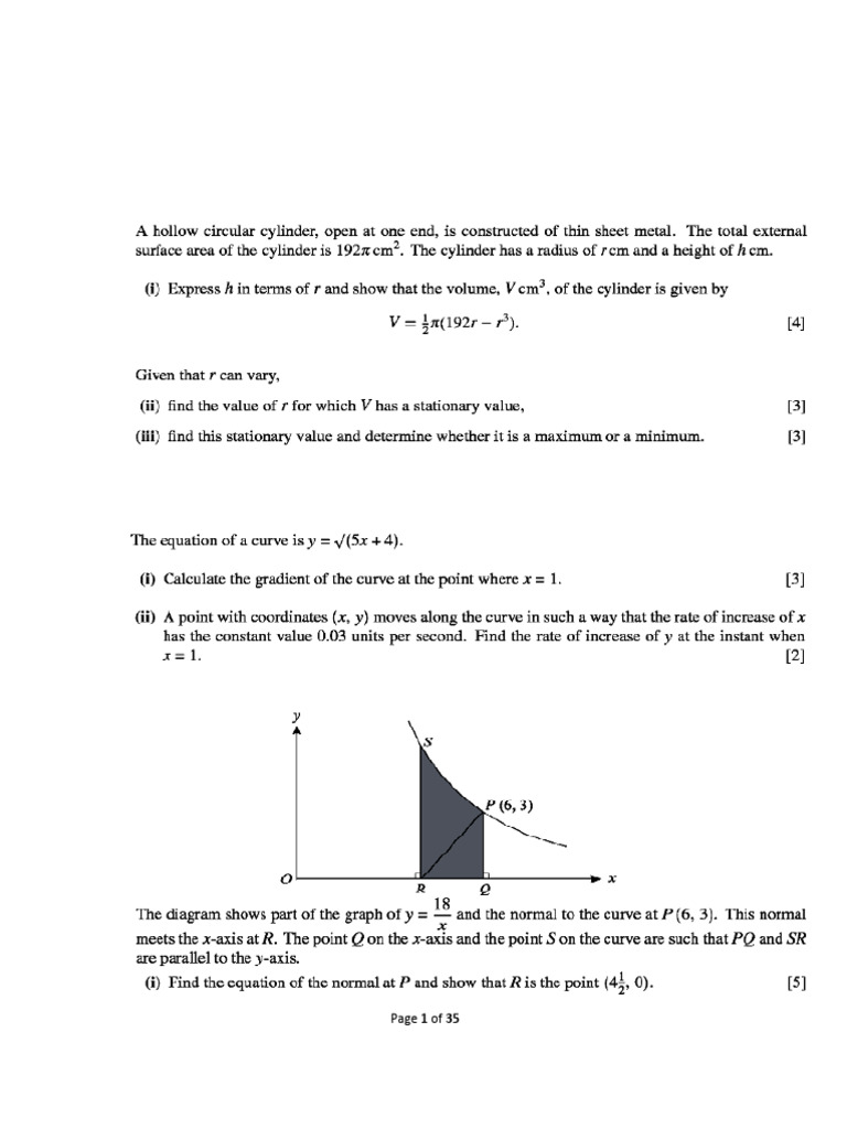 7-Differentiation Practice Sheet | PDF