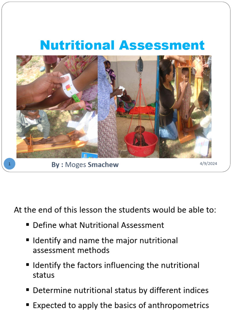 Nutritional Assessment Methods Explained | PDF | Malnutrition | Anemia