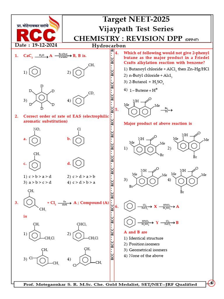 7 - Hydrocarbon DPP-1 - 19-12-2024-1 | PDF | Chlorine | Nitric Acid