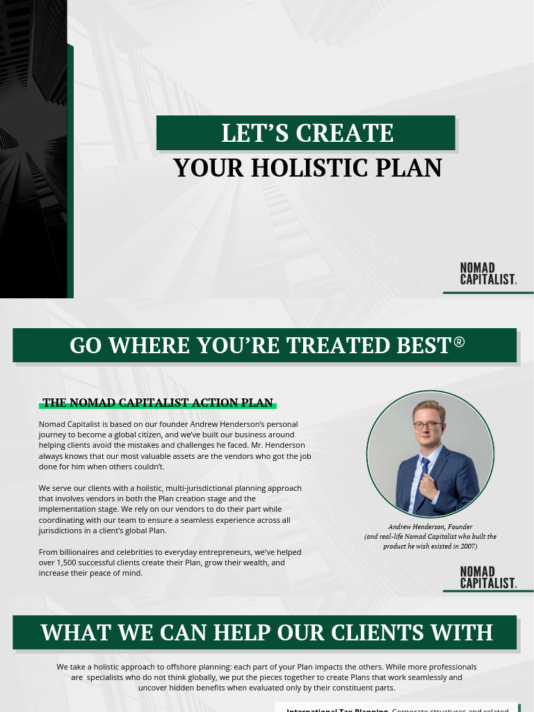 Action Plan Sizzle Sheet | PDF | Taxes | Return On Investment