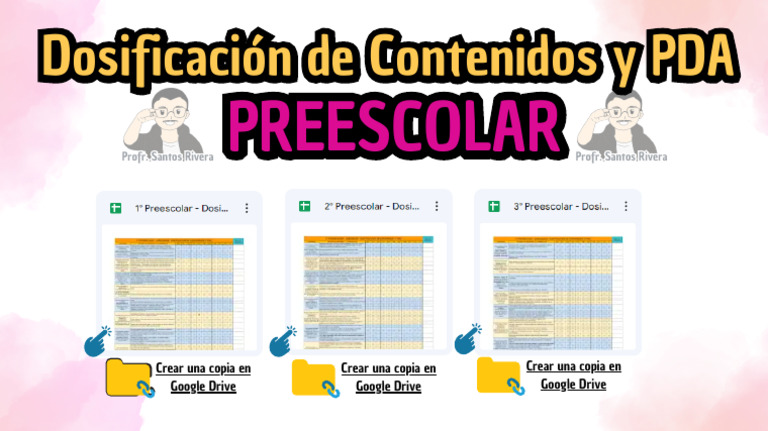 Dosificación de Contenidos y PDA en Preescolar | PDF