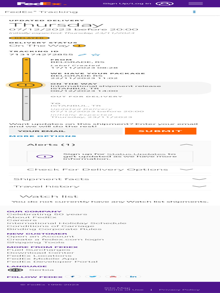 Detailed Tracking | PDF