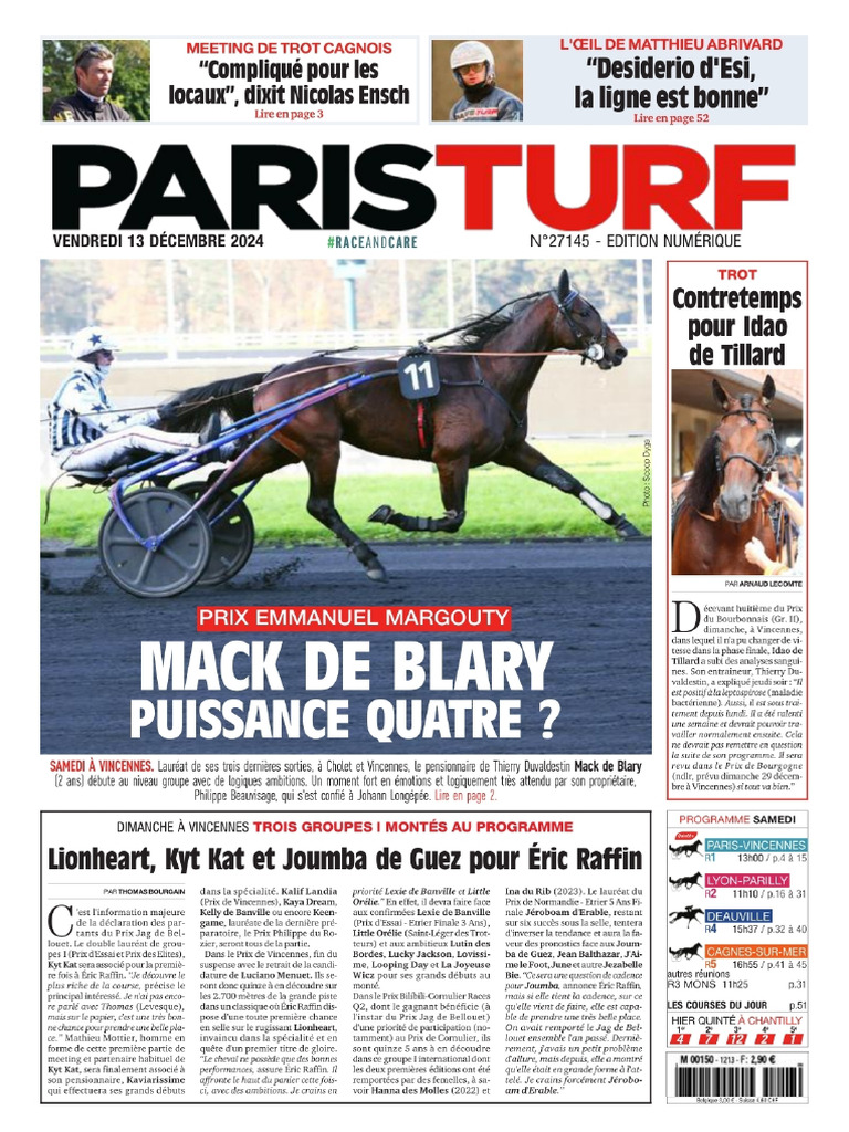 Paris Turf 10 | PDF