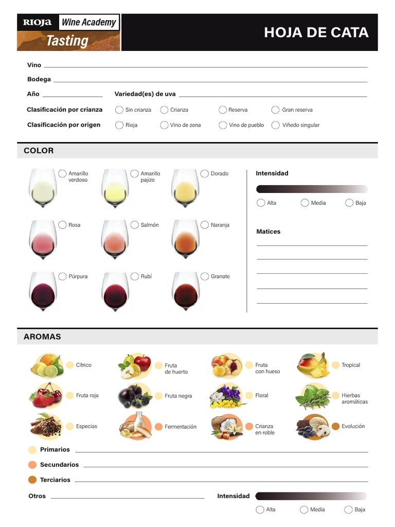 Ficha de cata | PDF