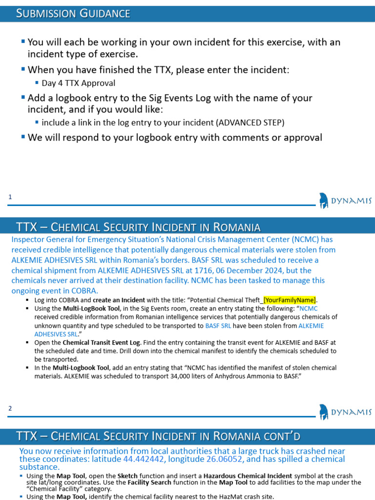 Chemical Transit Event Log | PDF | Dangerous Goods | Emergency Management