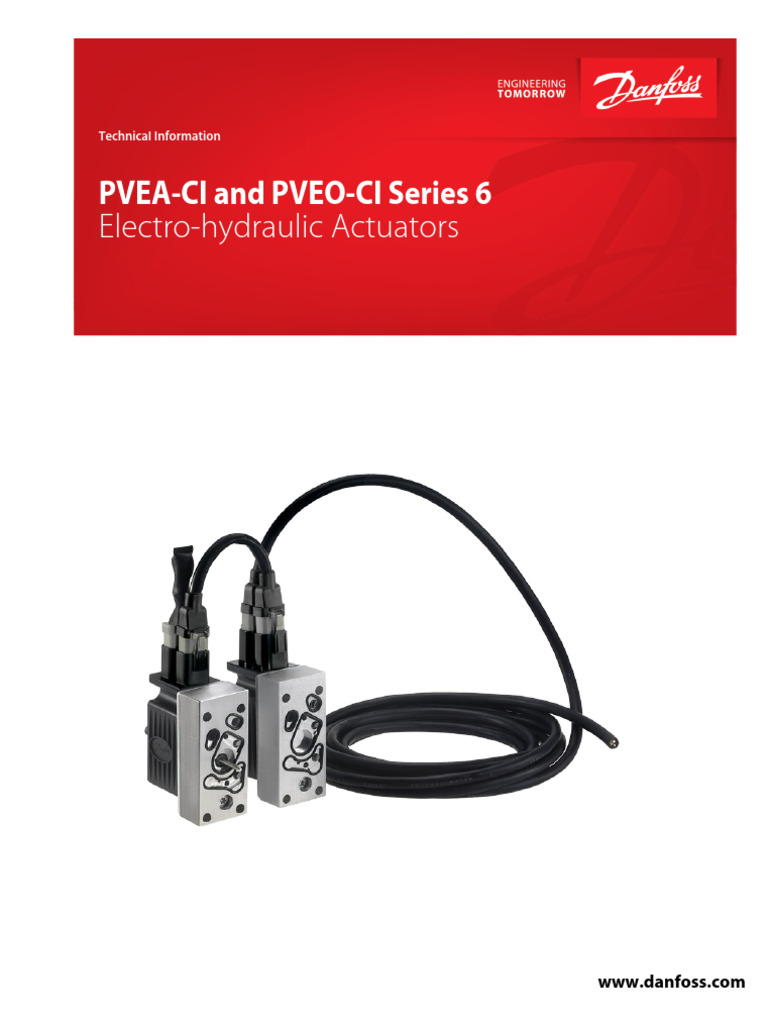 PVEA-CI and PVEO-CI Series 6 Electro-Hydraulic Actuators - Technical Information | PDF ...