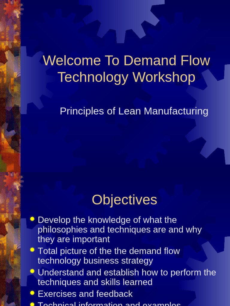 Demand Flow Technology and TAKT | PDF | Production And Manufacturing ...