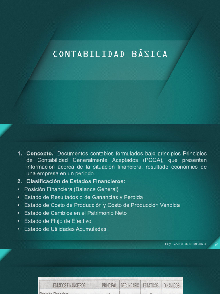 TEMA 5 ESTADOS FINANCIEROS (Contab) | PDF