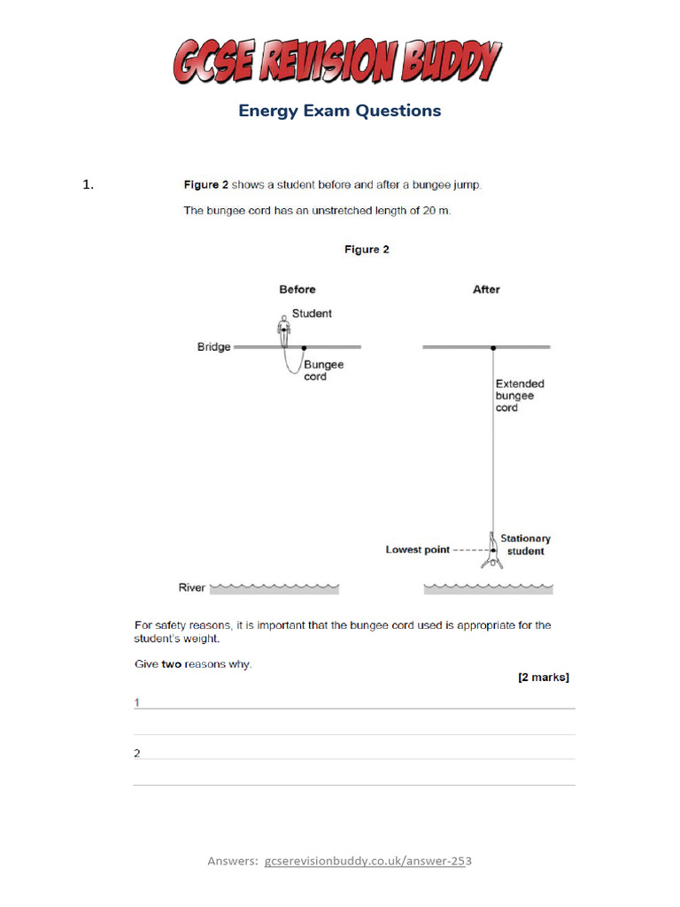 GCSE Energy Exam Questions | PDF
