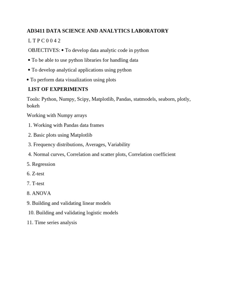 Ad3411 - Dsa Lab | PDF