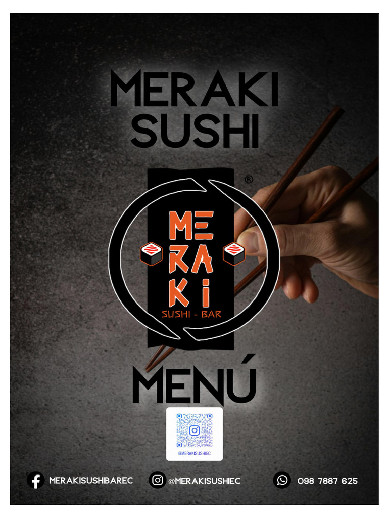 Menú Meraki Sushi 2024 | PDF