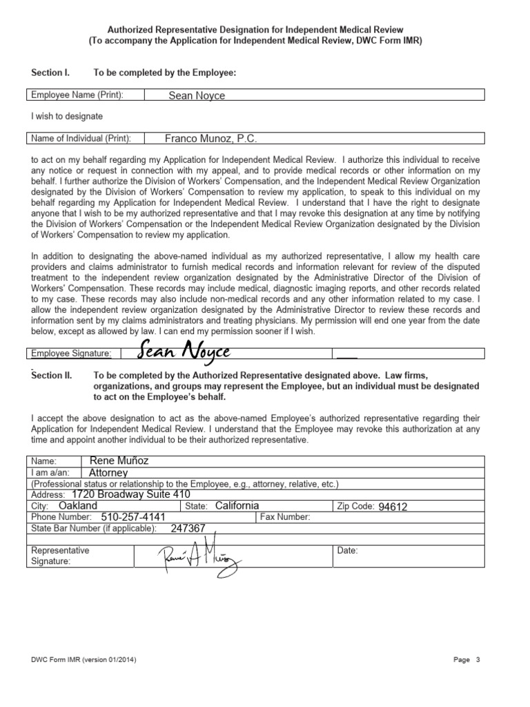 Authorized Representative Designation IMR | PDF | Justice | Crime ...