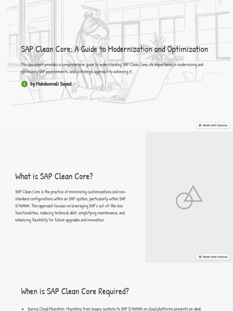 SAP Clean Core | PDF | Cloud Computing | Change Management