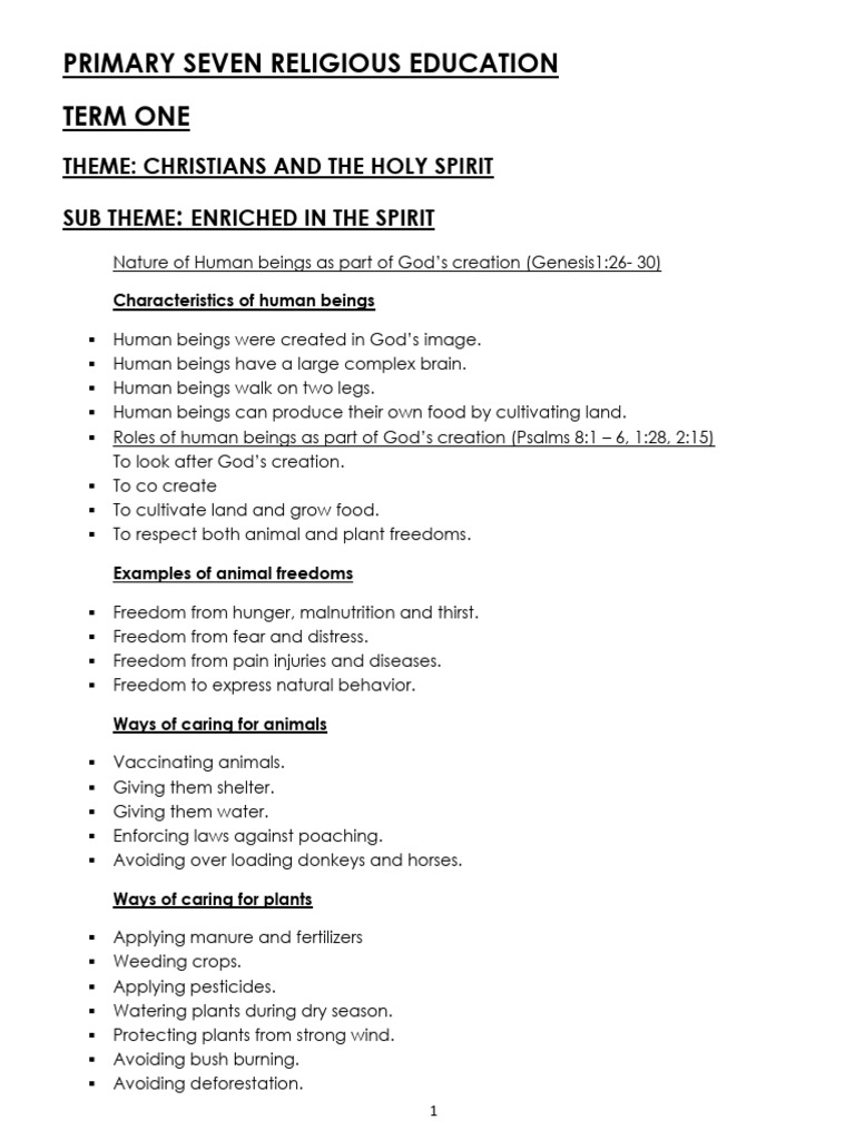 Tekart P.7 R.E NOTES 2025 | PDF | Sacraments | Eucharist