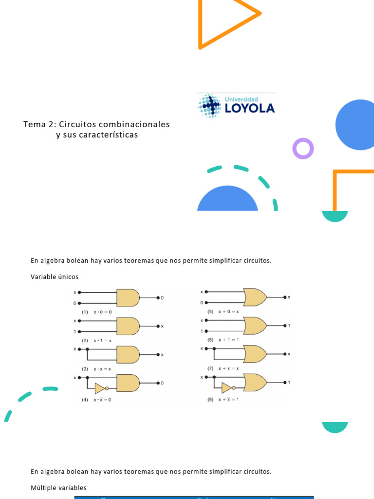 Binational Logic Circuitsp2 | PDF | Puerta lógica | Aritmética